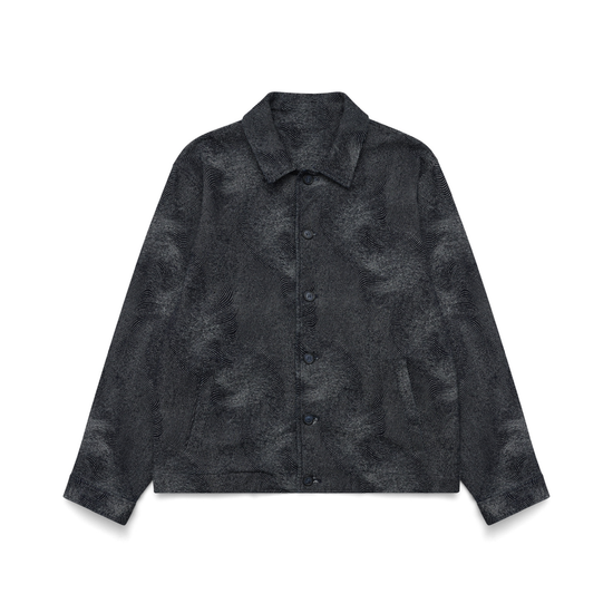 FNT 077 Fingerprint Denim Jacket – Front Office